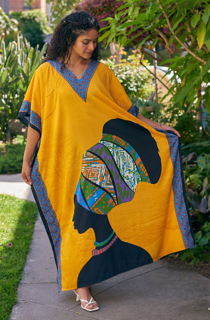 Nzami Gold Long Caftan – Caftans by Winlar